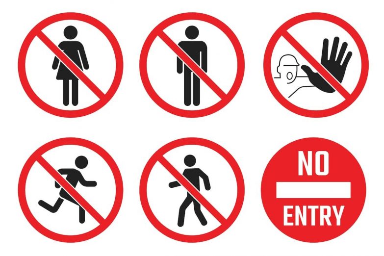 What Colour is Mandatory Signage? - Footprint Signs